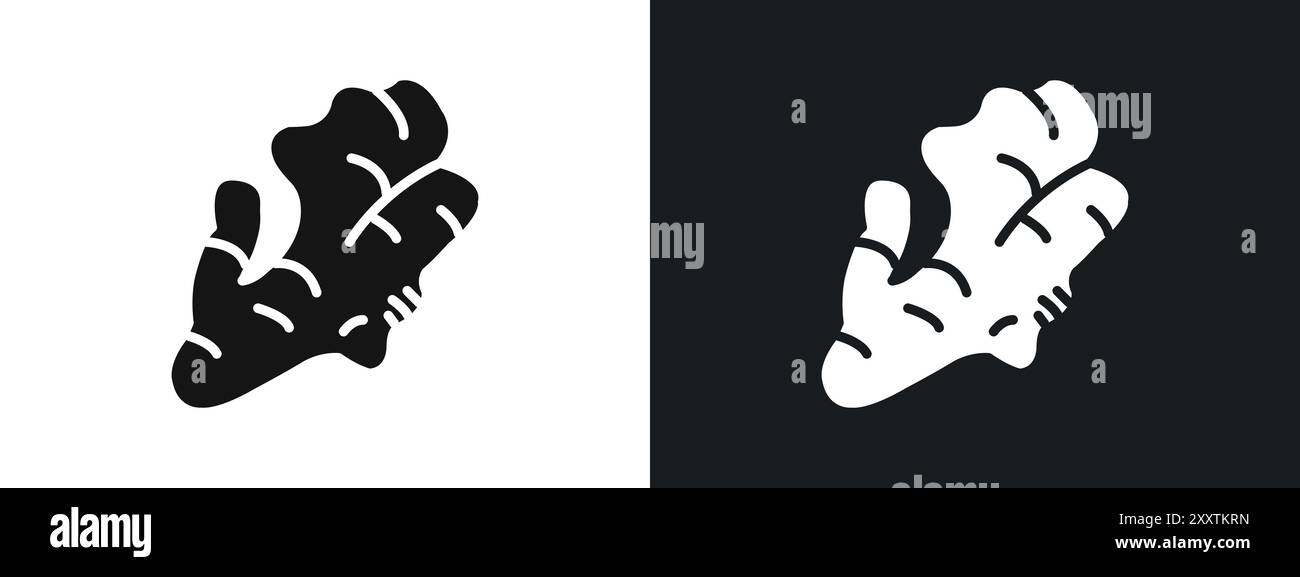 Ginger icon linear vector graphics sign or symbol set for web app ui Stock Vector Image & Art ...