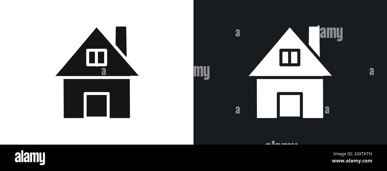 Home icon linear vector graphics sign or symbol set for web app ui Stock Vector Image & Art - Alamy