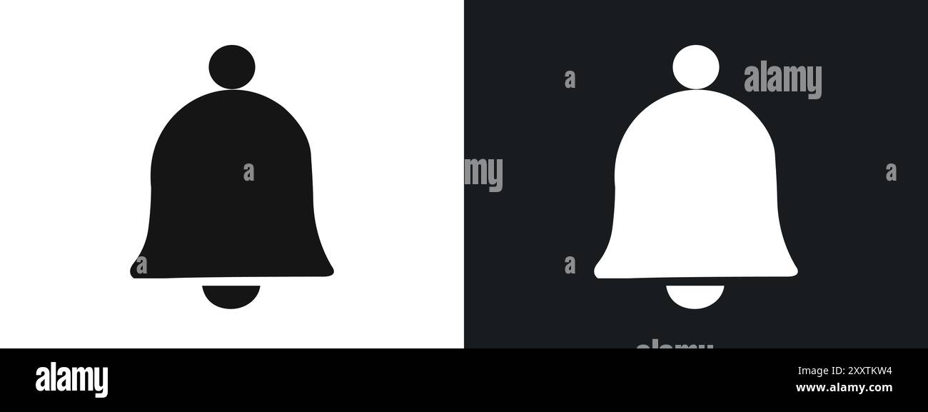 Notification icon linear vector graphics sign or symbol set for web app ui Stock Vector Image ...