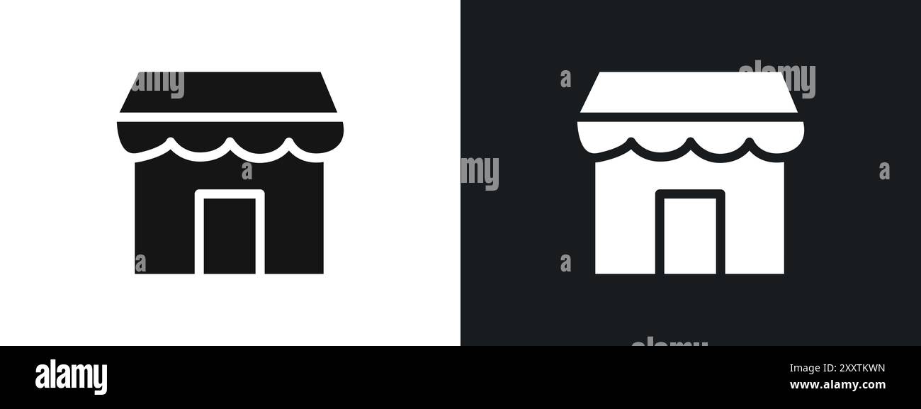 Marketplace icon linear vector graphics sign or symbol set for web app ui Stock Vector Image ...