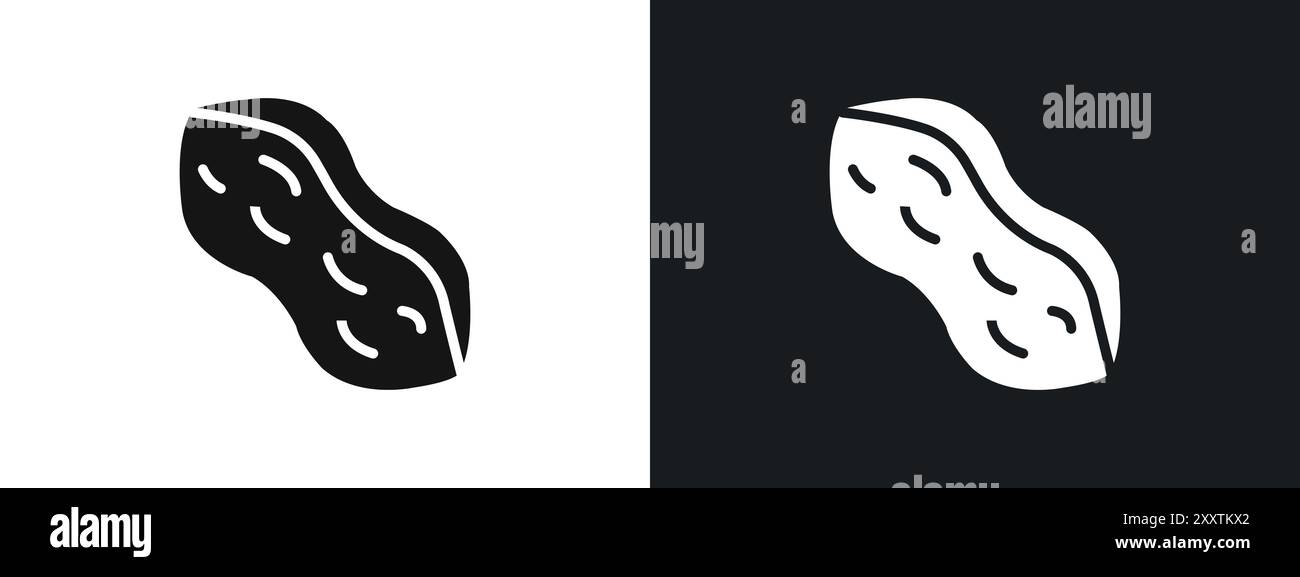 Peanut icon linear vector graphics sign or symbol set for web app ui Stock Vector Image & Art ...