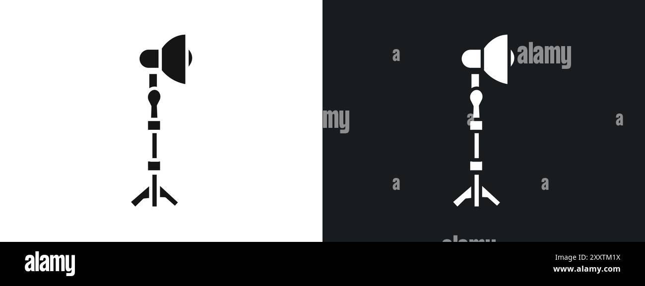 photography lighting icon linear vector graphics sign or symbol set for web app ui Stock Vector ...