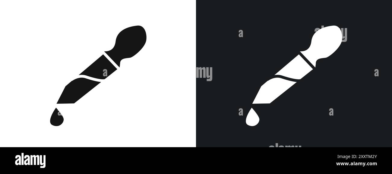 pipette icon linear vector graphics sign or symbol set for web app ui Stock Vector Image & Art ...