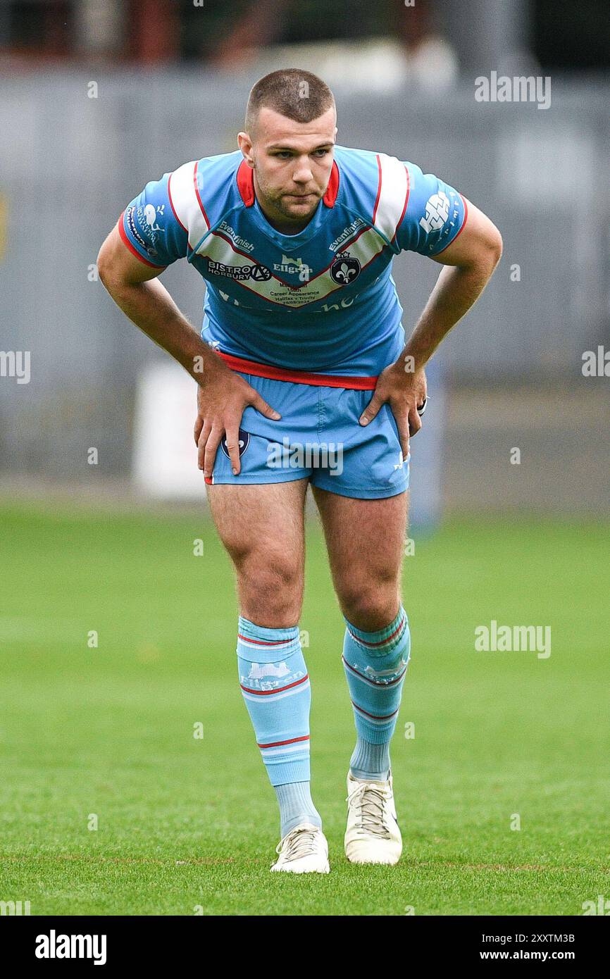 Halifax, England - 25th August 2024 - Wakefield Trinity's Max Jowitt ...