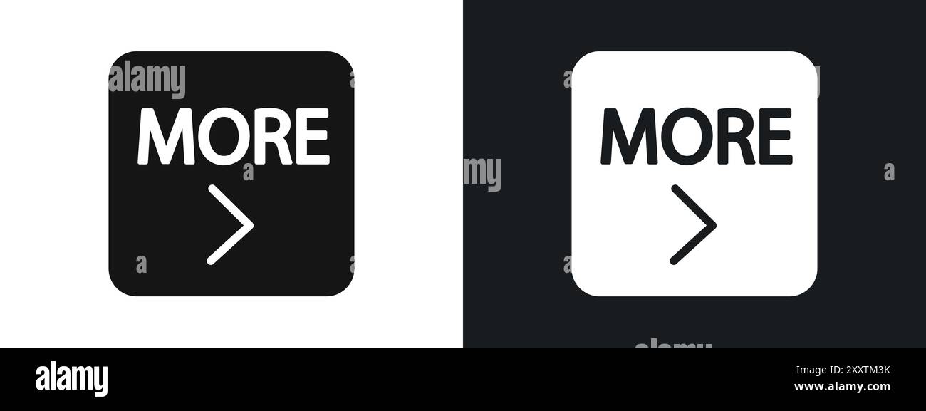 More Button Icon linear vector graphics sign or symbol set for web app ui Stock Vector Image ...