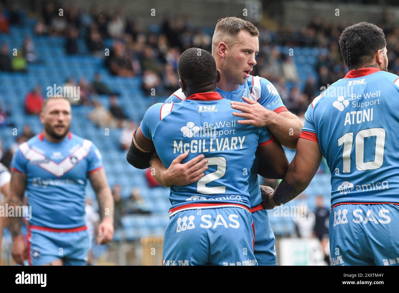 Halifax, England - 25th August 2024 - Wakefield Trinity's Jermaine ...