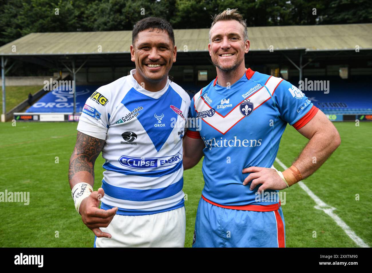 Halifax, England - 25th August 2024 - Wakefield Trinity's Matty Ashurst ...