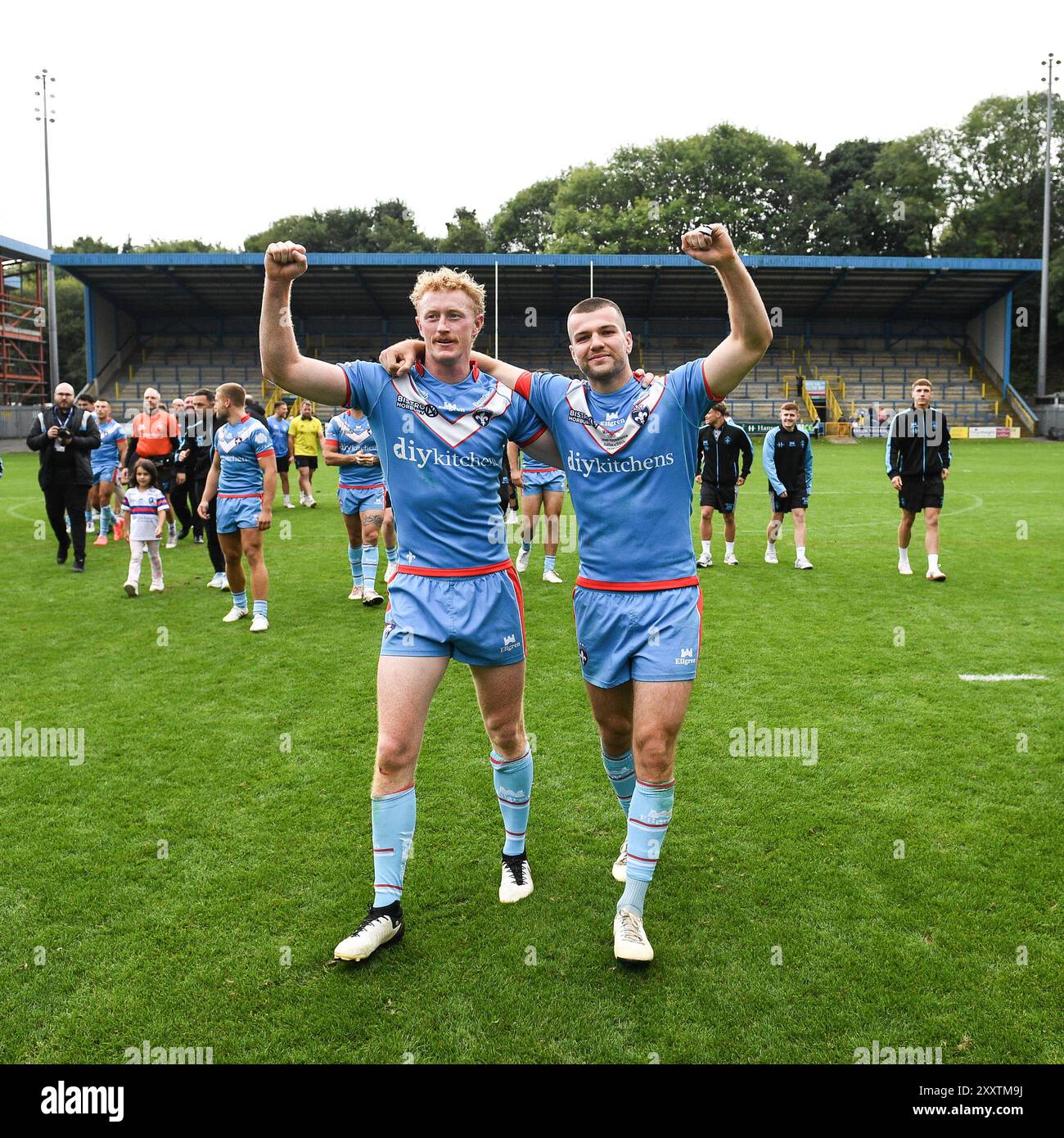 Halifax, England - 25th August 2024 - Wakefield Trinity's Lachlan ...