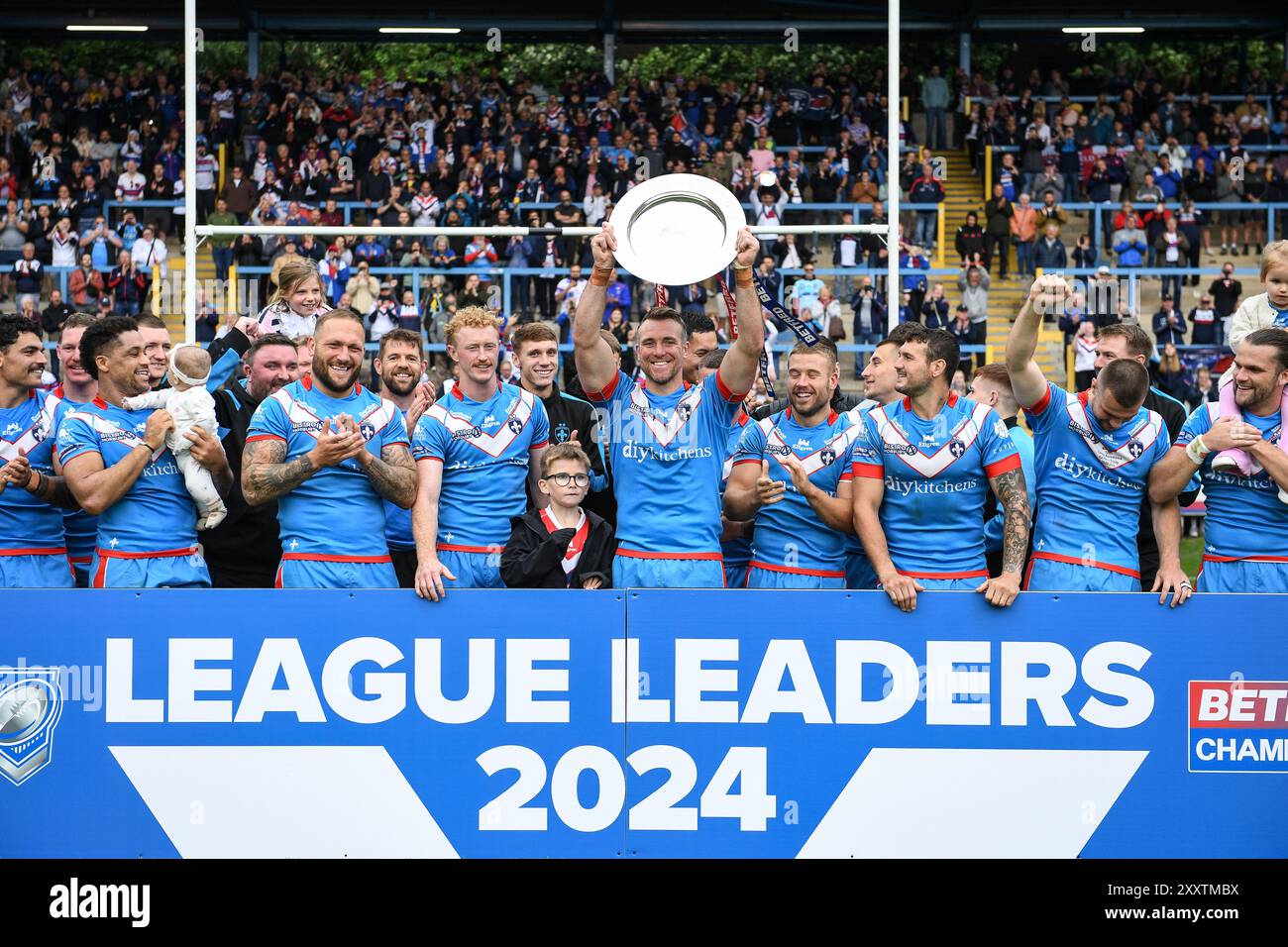 Halifax, England - 25th August 2024 - Wakefield Trinity's Captain Matty ...