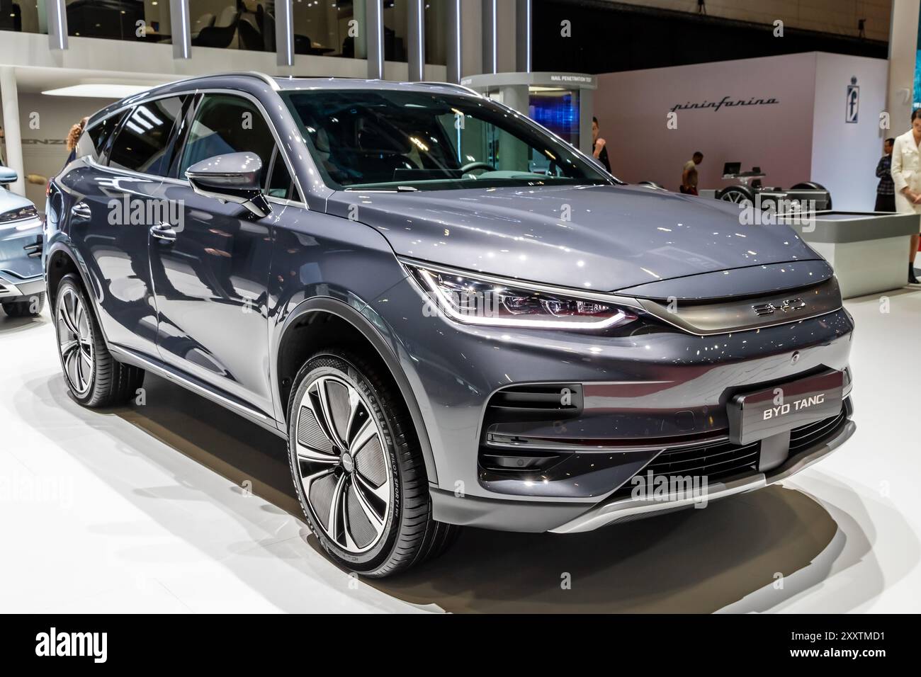 BYD TANG electric SUV car at the Geneva International Motor Show ...