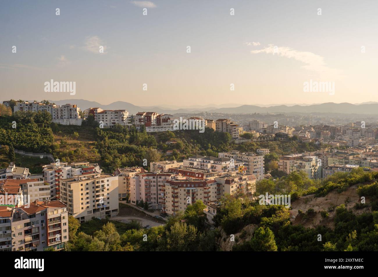 Tirana city skyline sunset albania hi-res stock photography and images ...