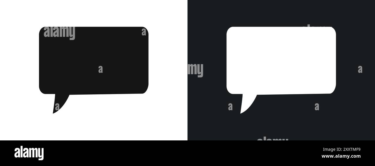 Speech Bubble icon linear vector graphics sign or symbol set for web app ui Stock Vector Image ...