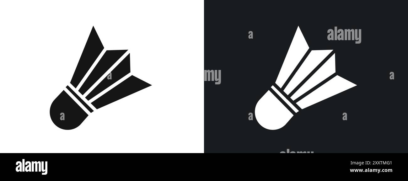 Shuttlecock icon linear vector graphics sign or symbol set for web app ui Stock Vector Image ...