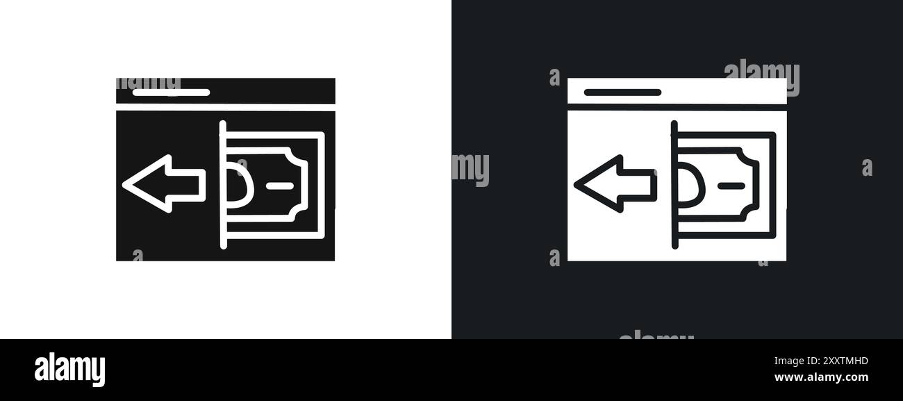 Payment method icon linear vector graphics sign or symbol set for web app ui Stock Vector Image ...