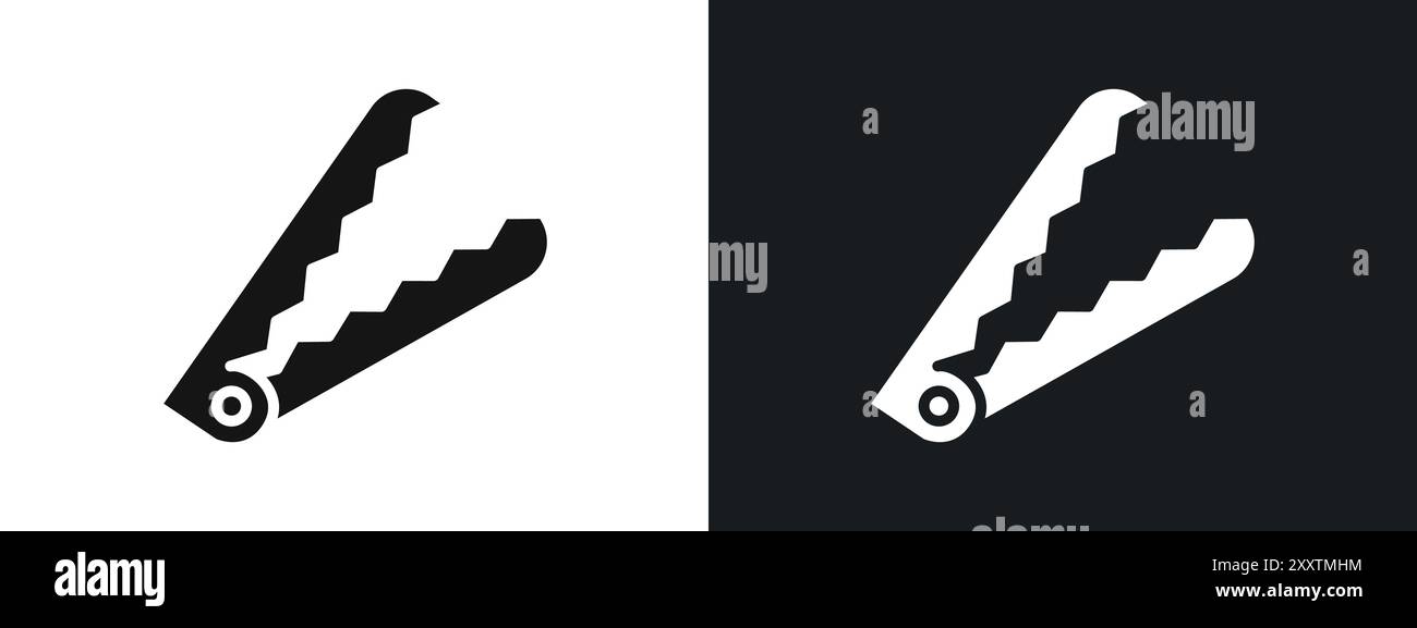 Metal trap icon linear vector graphics sign or symbol set for web app ...