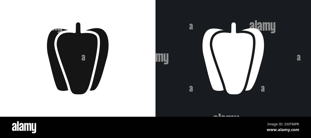 Paprika icon linear vector graphics sign or symbol set for web app ui Stock Vector Image & Art ...