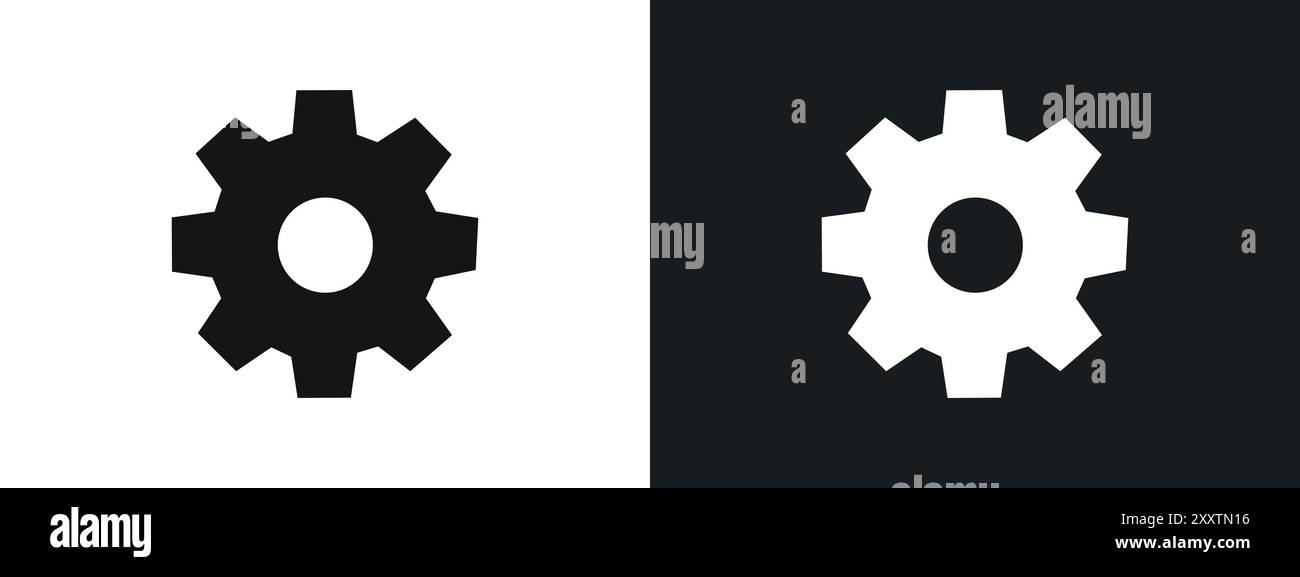 Setup Icon Linear Vector Graphics Sign Or Symbol Set For Web App Ui Stock Vector Image And Art Alamy