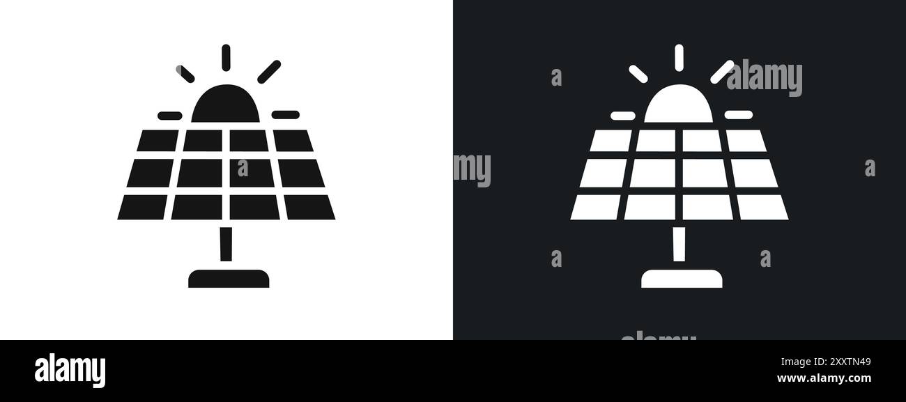 Solar collector icon linear vector graphics sign or symbol set for web app ui Stock Vector Image ...
