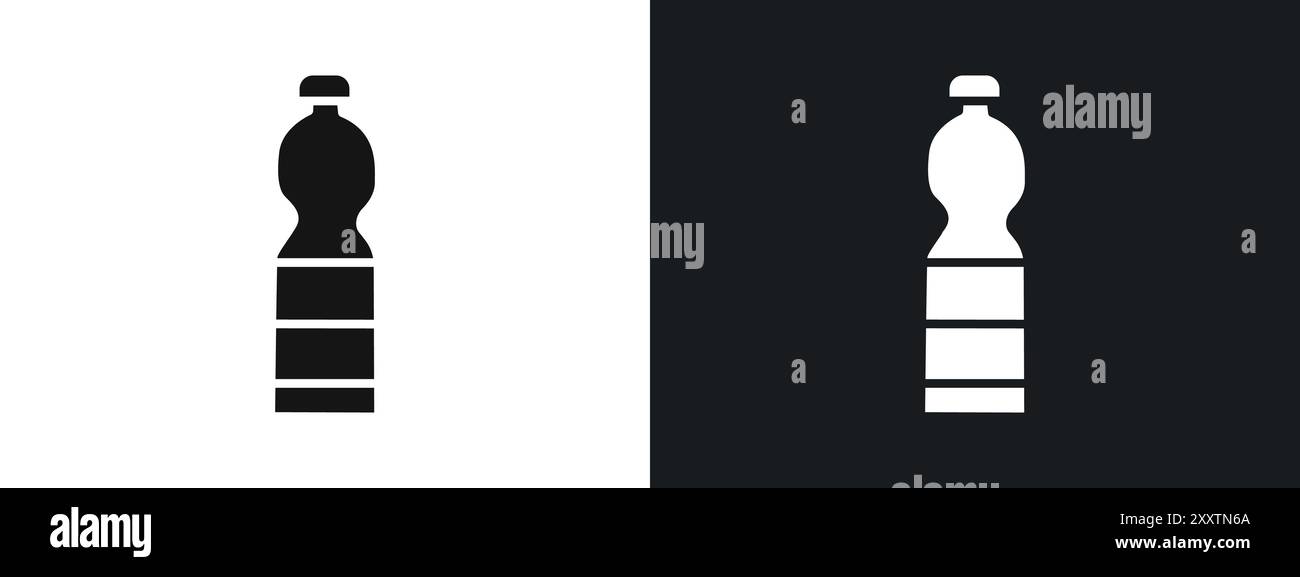 Water Bottle Icon linear vector graphics sign or symbol set for web app ui Stock Vector Image ...