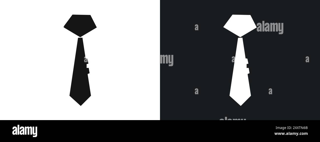 Tie icon linear vector graphics sign or symbol set for web app ui Stock ...