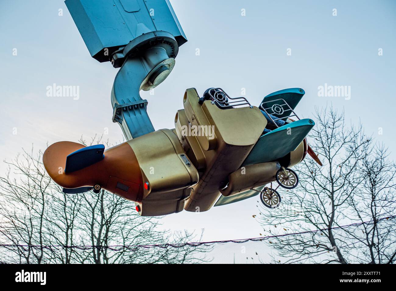 Airplane carousel at Copenhagen Tivoli Stock Photo - Alamy