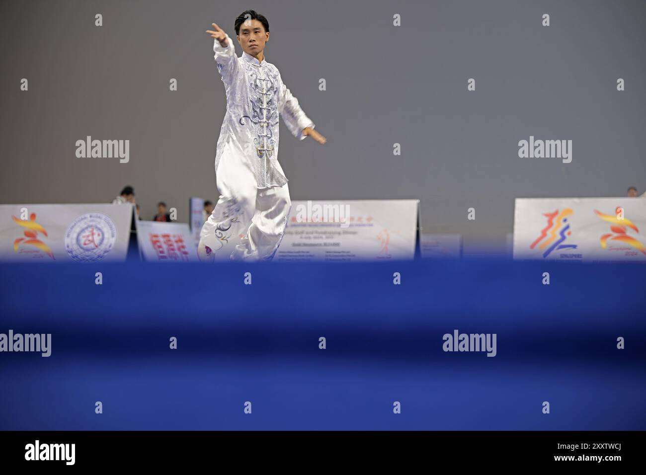 (240826) -- SINGAPORE, Aug. 26, 2024 (Xinhua) -- Tay Yu Xuan of ...