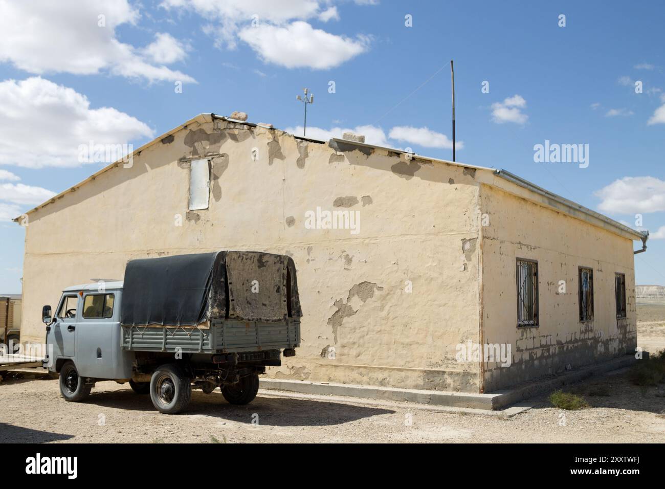 Tulep checkpoint view, Mangystau region, Kazakhstan Stock Photo - Alamy