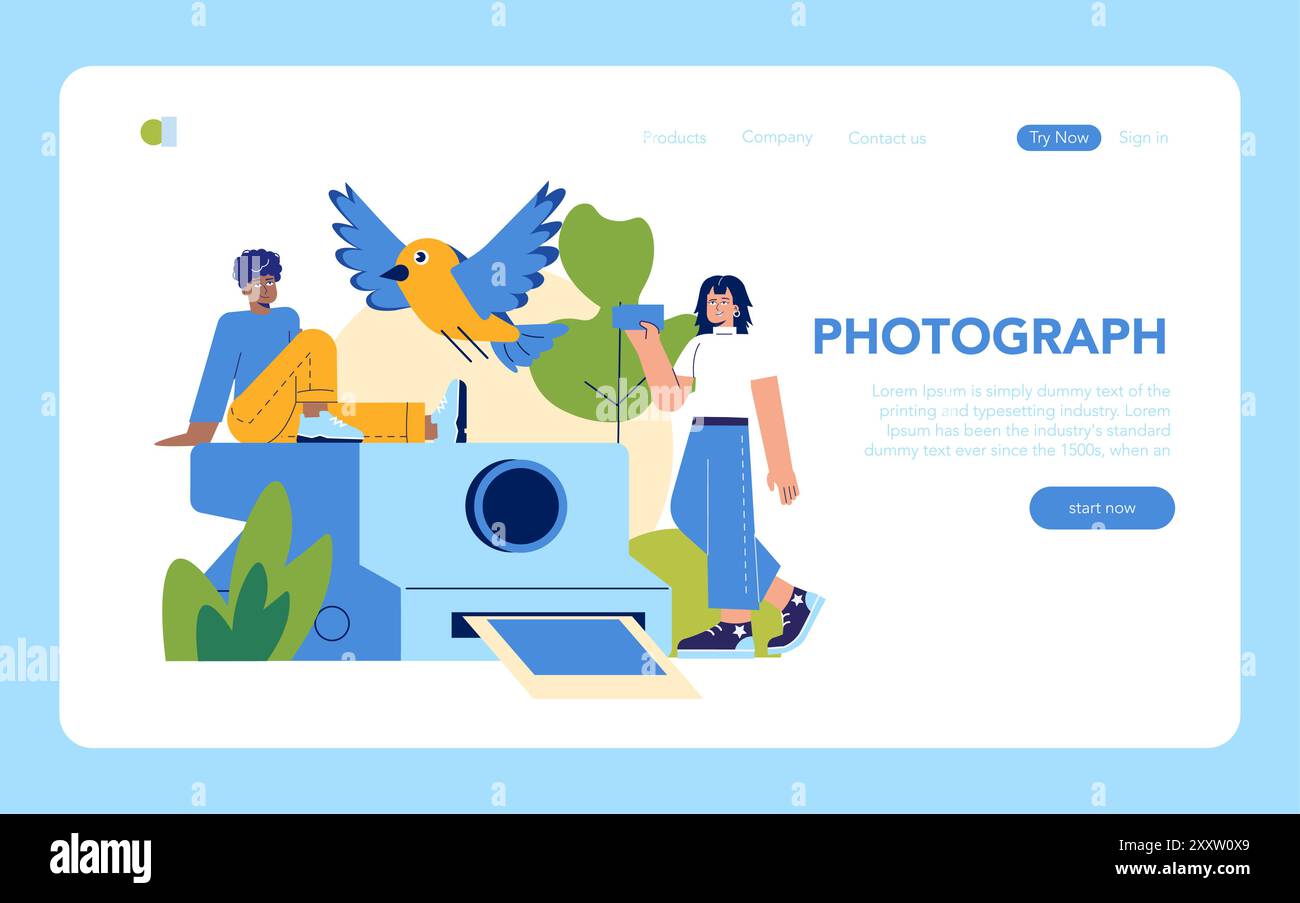 Birdwatching concept. Enthusiasts capturing photographs of a colorful ... Birdwatching concept. Enthusiasts capturing photographs of a colorful ...