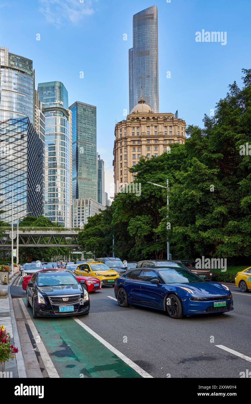 Guangzhou street scene china hi-res stock photography and images - Alamy