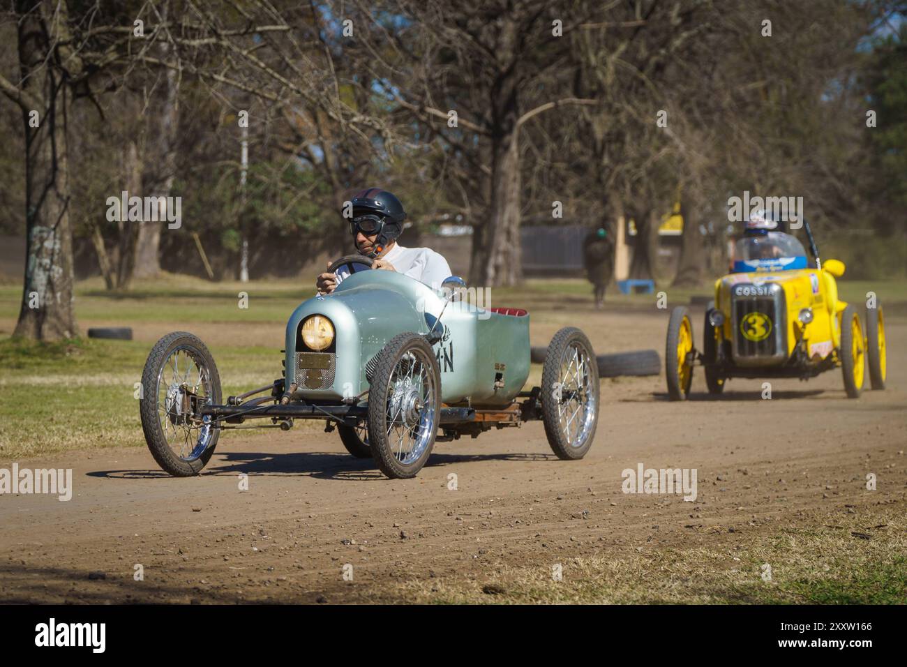 Firmat, Argentina. 25th Aug, 2024. Cyclekarts, a type of motor racing ...