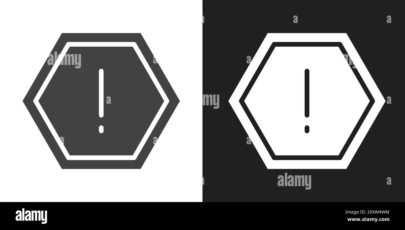 Triangle warning sign cut out Stock Vector Images - Alamy
