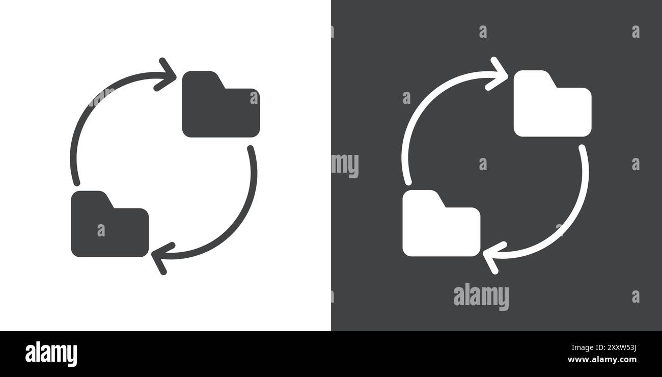 Data synchronization icon Stock Vector Images - Alamy