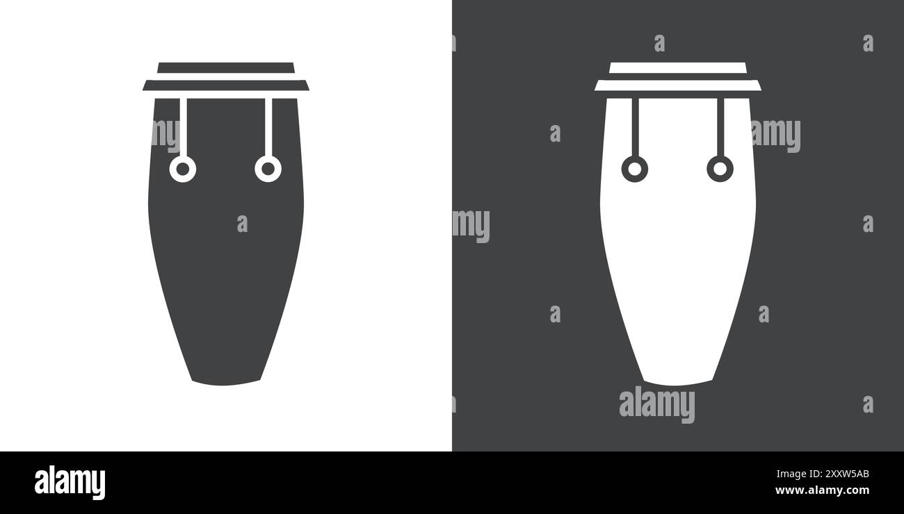 African drum silhouette hi-res stock photography and images - Alamy