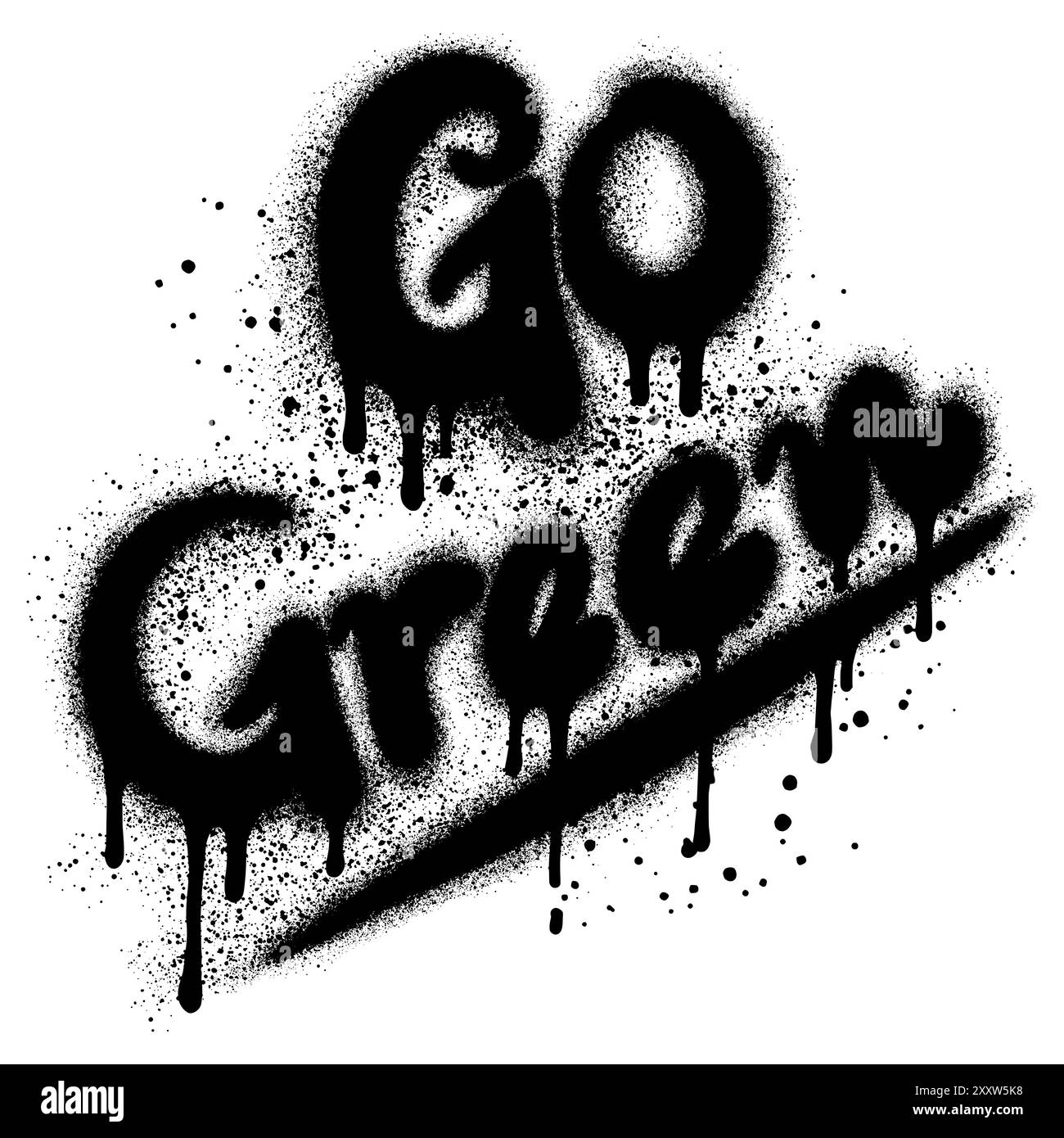 White power graffiti hi-res stock photography and images - Alamy