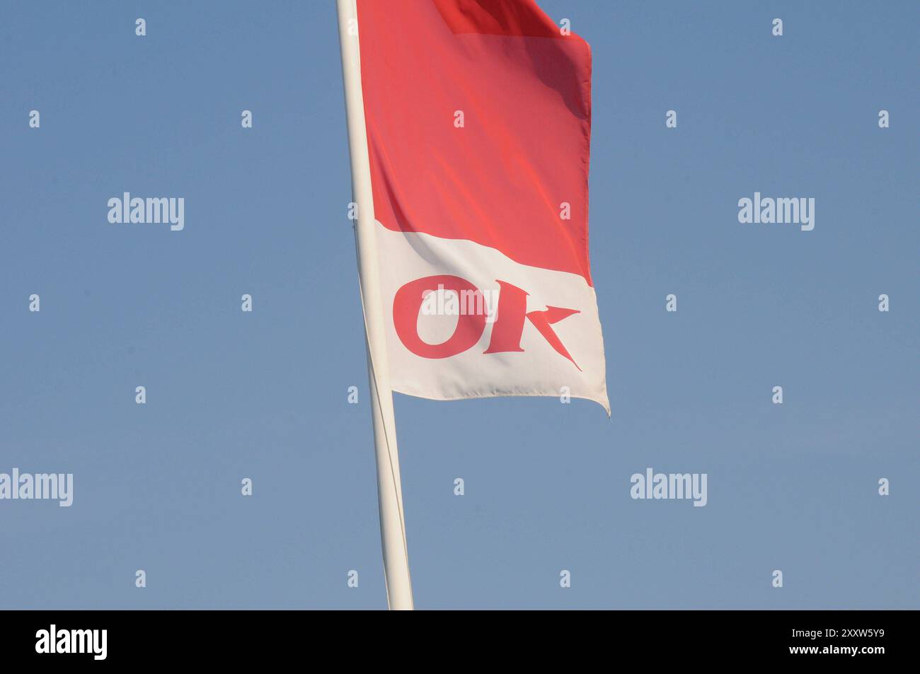 Copenhagen/ DenmarK/ 26 August 2024/OK gas station or ok gasoline ...