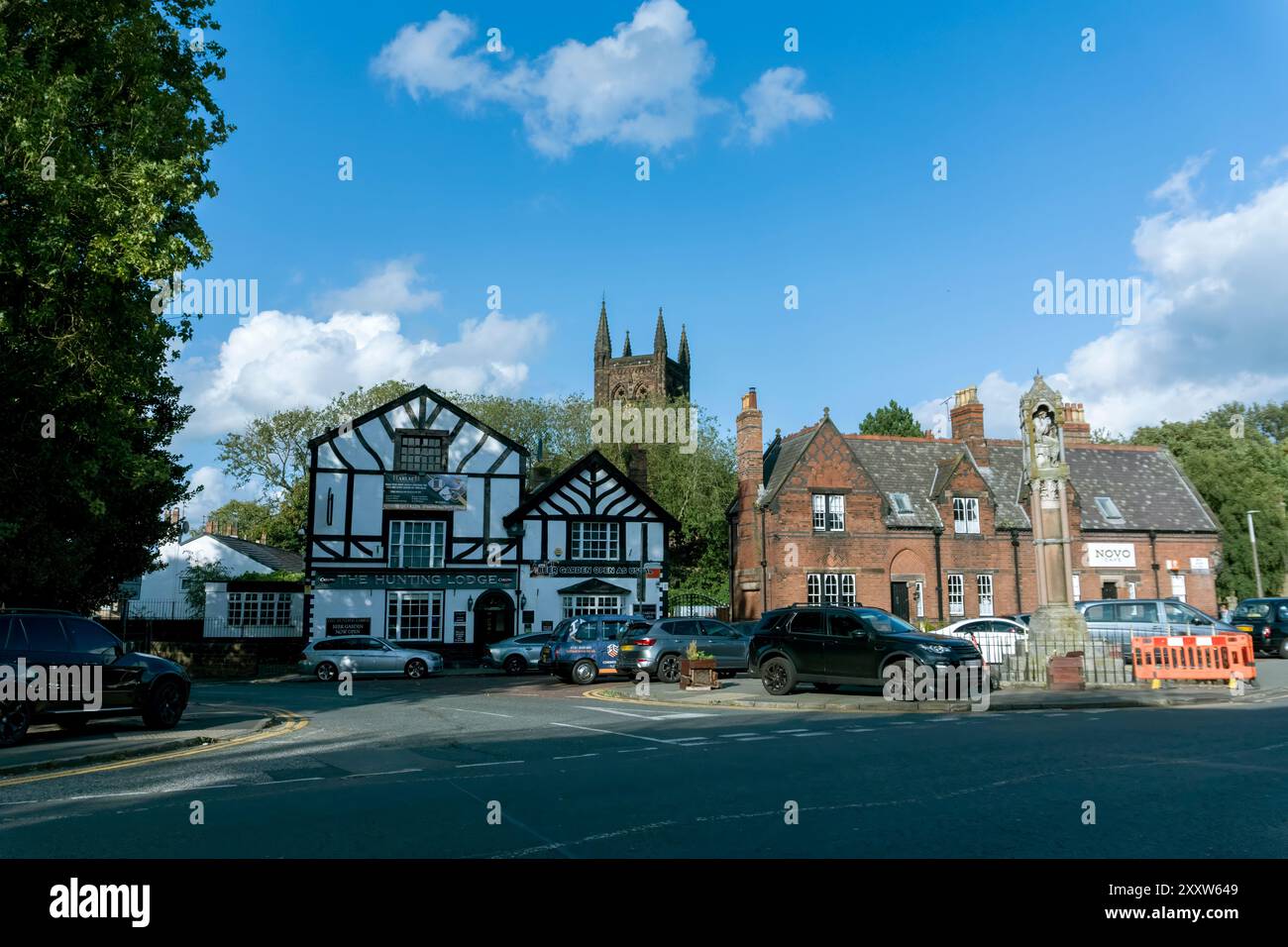 The Village Cross in West Derby Village, Liverpool, UK Stock Photo - Alamy