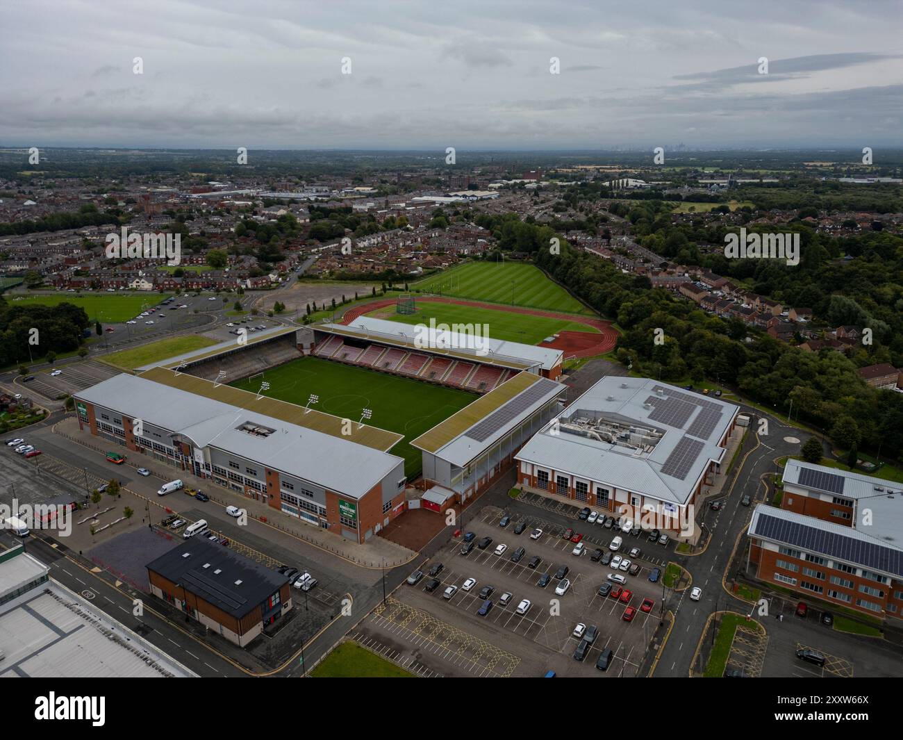 Leigh sports village stadium hi-res stock photography and images - Alamy