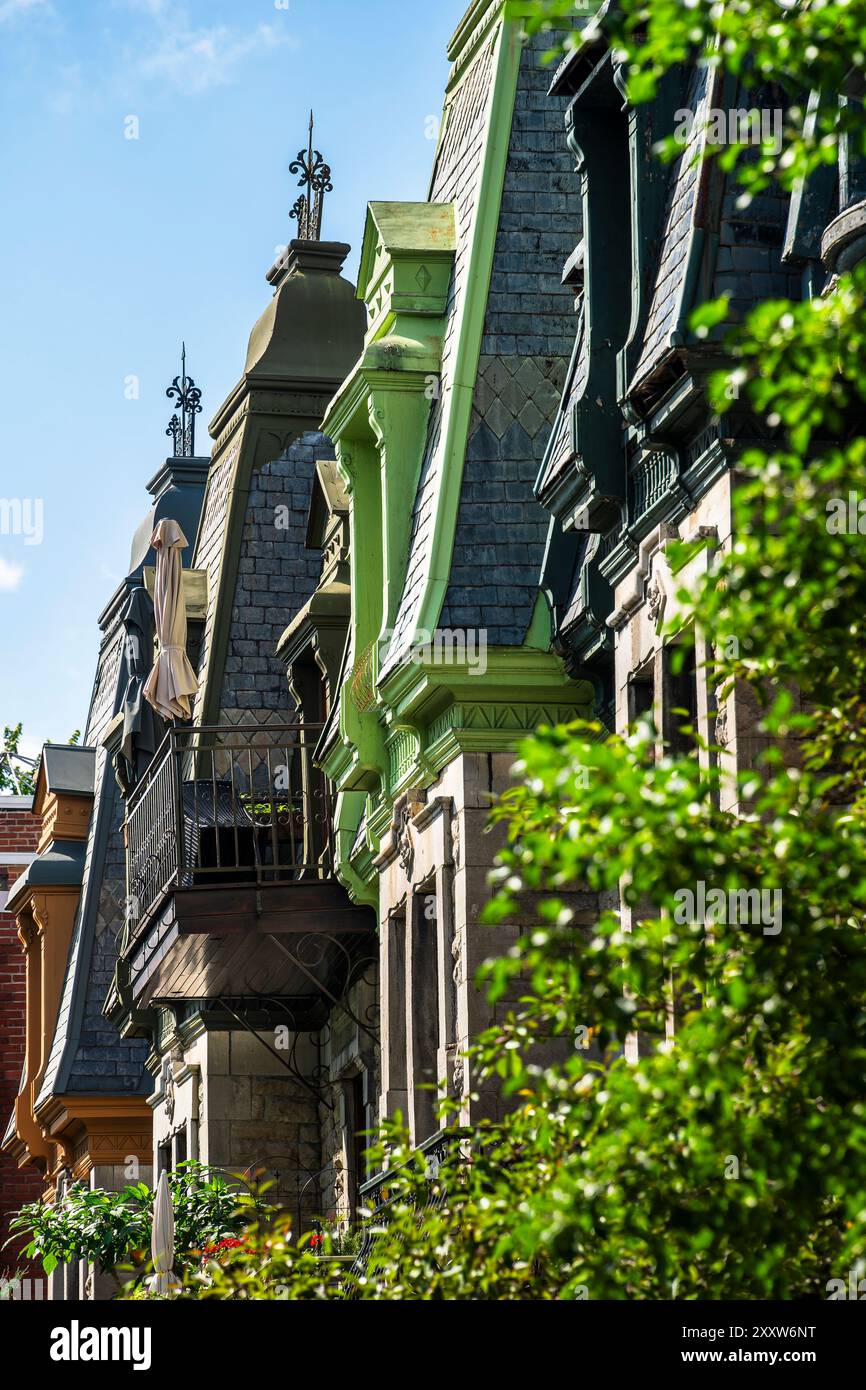 Plateau Mont Royal District, Montreal, Quebec Stock Photo - Alamy