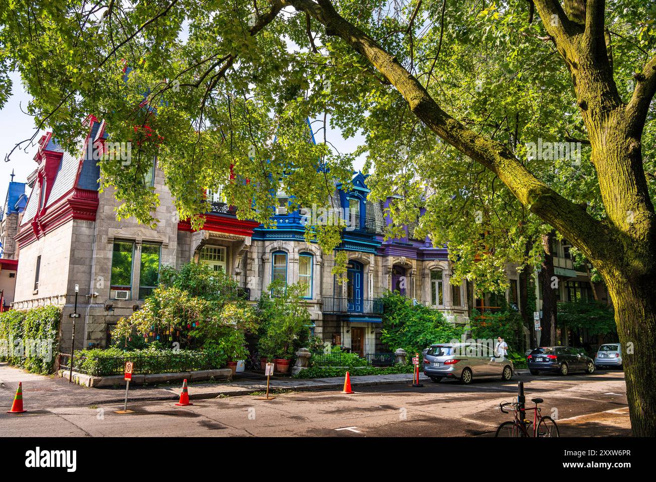 Plateau Mont Royal District, Montreal, Quebec Stock Photo - Alamy