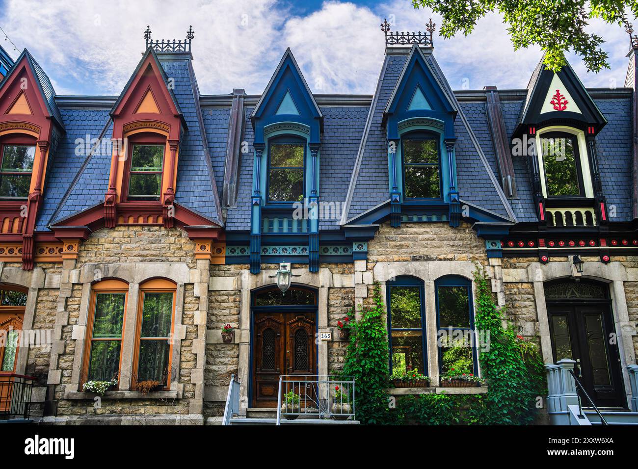 Plateau Mont Royal District, Montreal, Quebec Stock Photo - Alamy