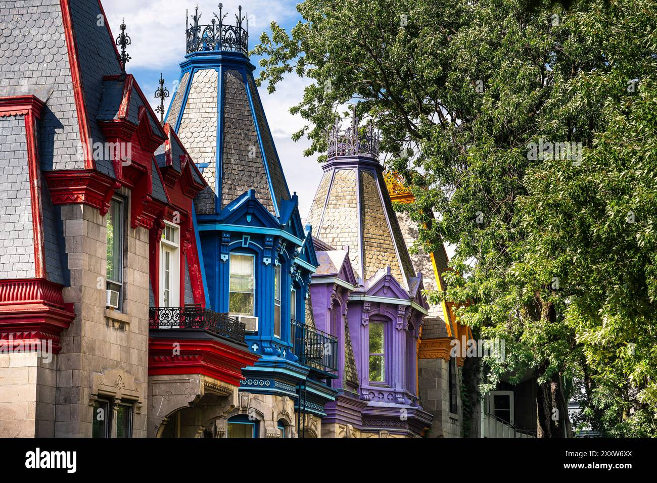 Plateau Mont Royal District, Montreal, Quebec Stock Photo - Alamy