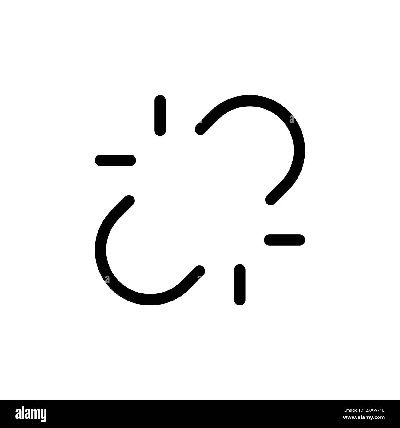 Breaking icon web design logo set collection in flat vector Stock ...