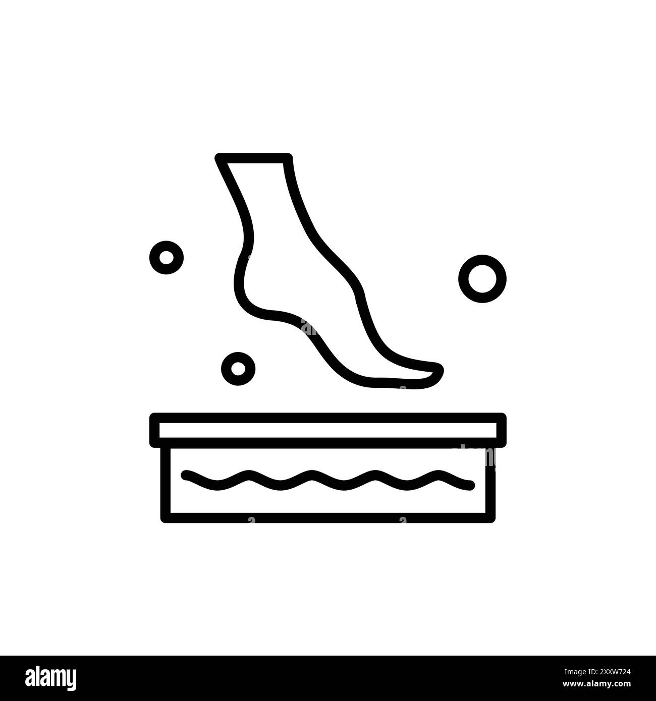 Toe in bath Stock Vector Images - Alamy