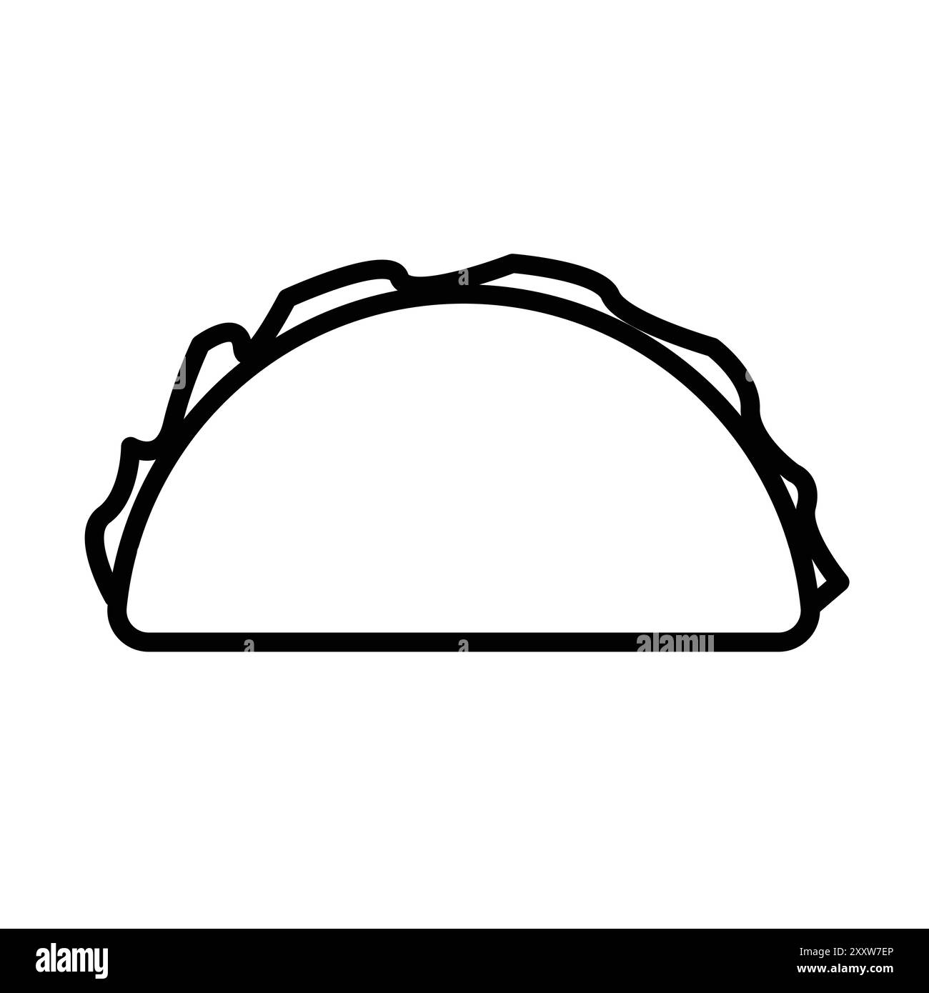 dumplings icon Flat set in black and white color outline vector Stock ...