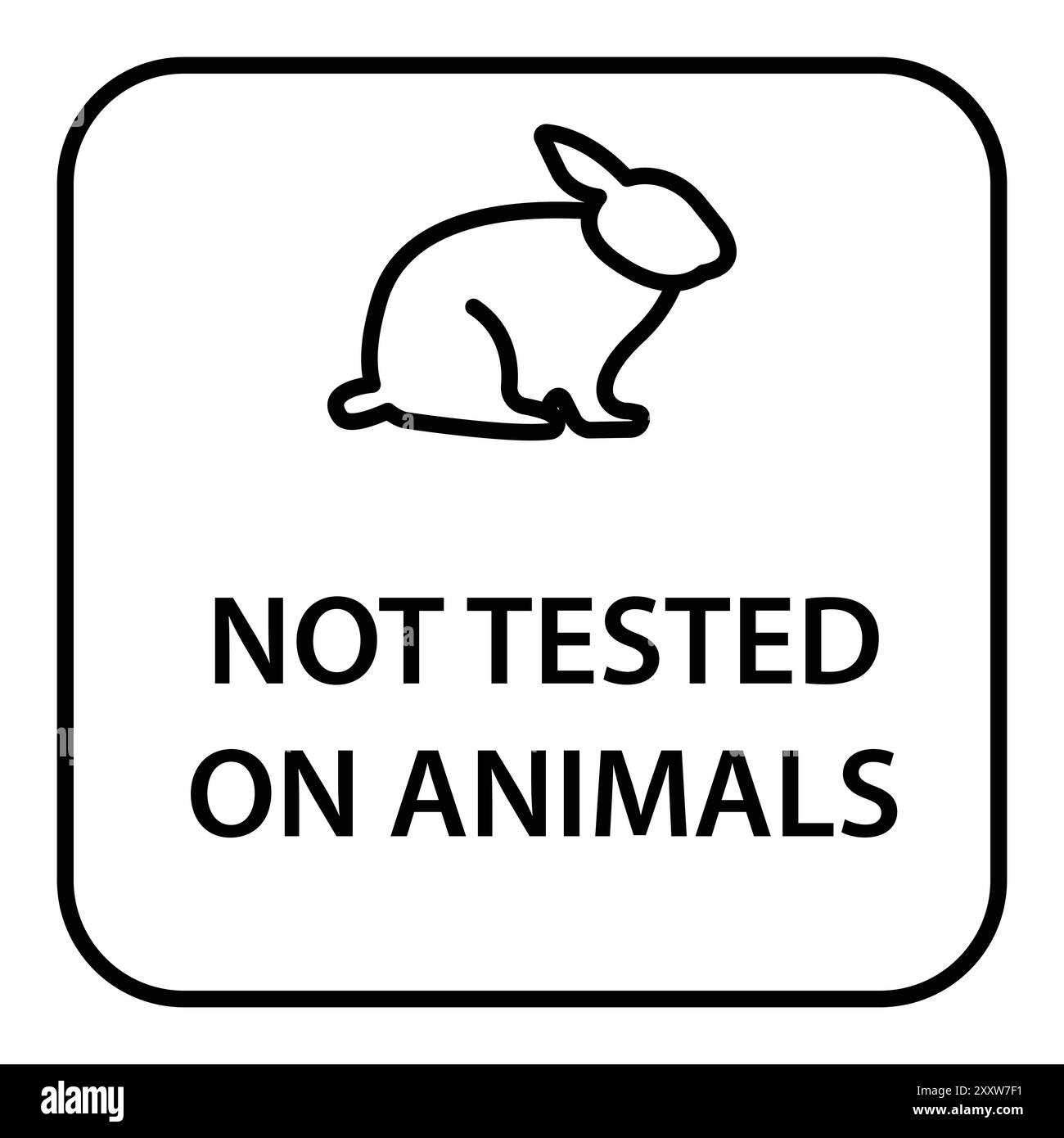 Cruelty free icon vector vectors hi-res stock photography and images ...