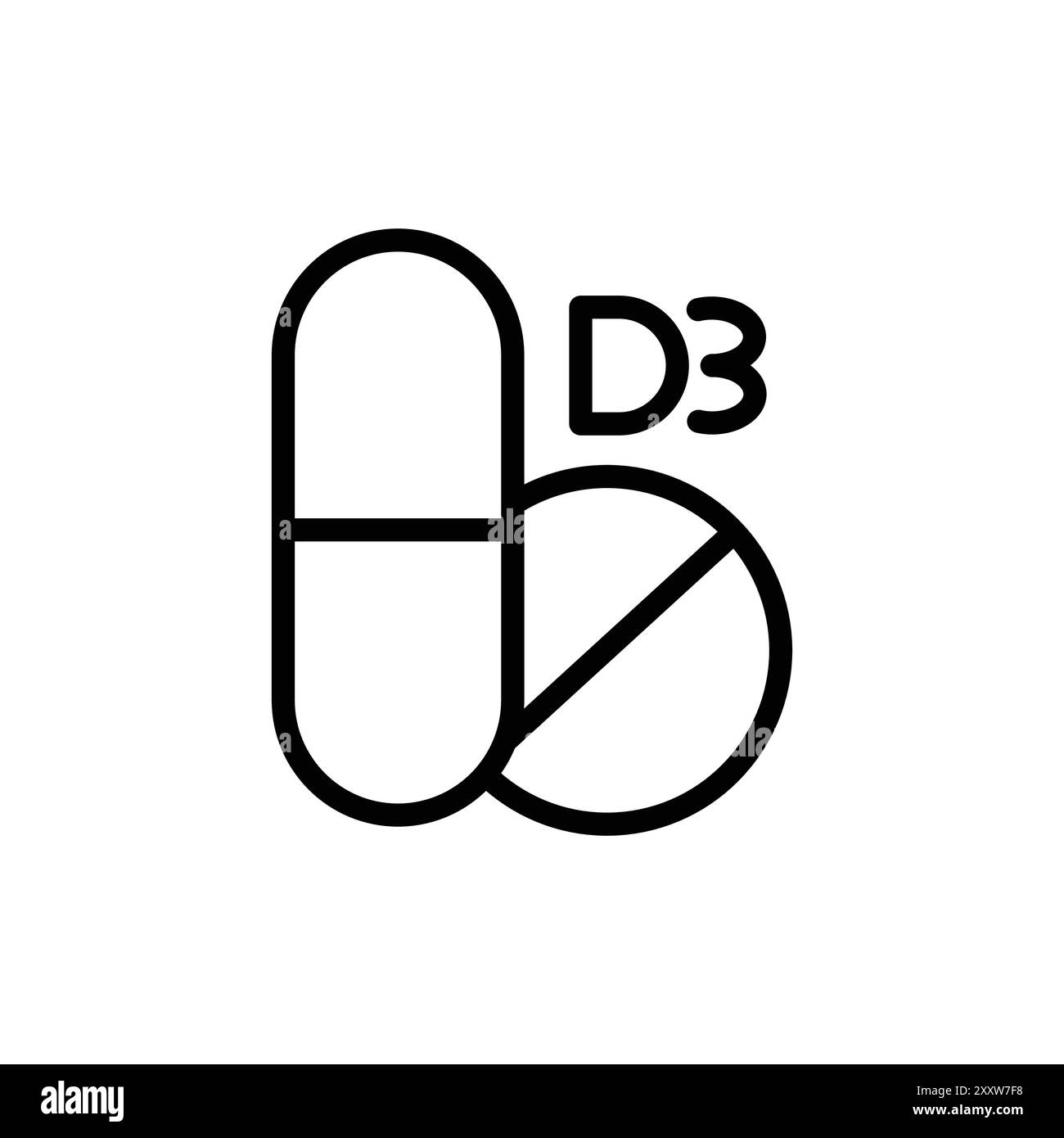 Vitamin d3 capsule Cut Out Stock Images & Pictures - Alamy