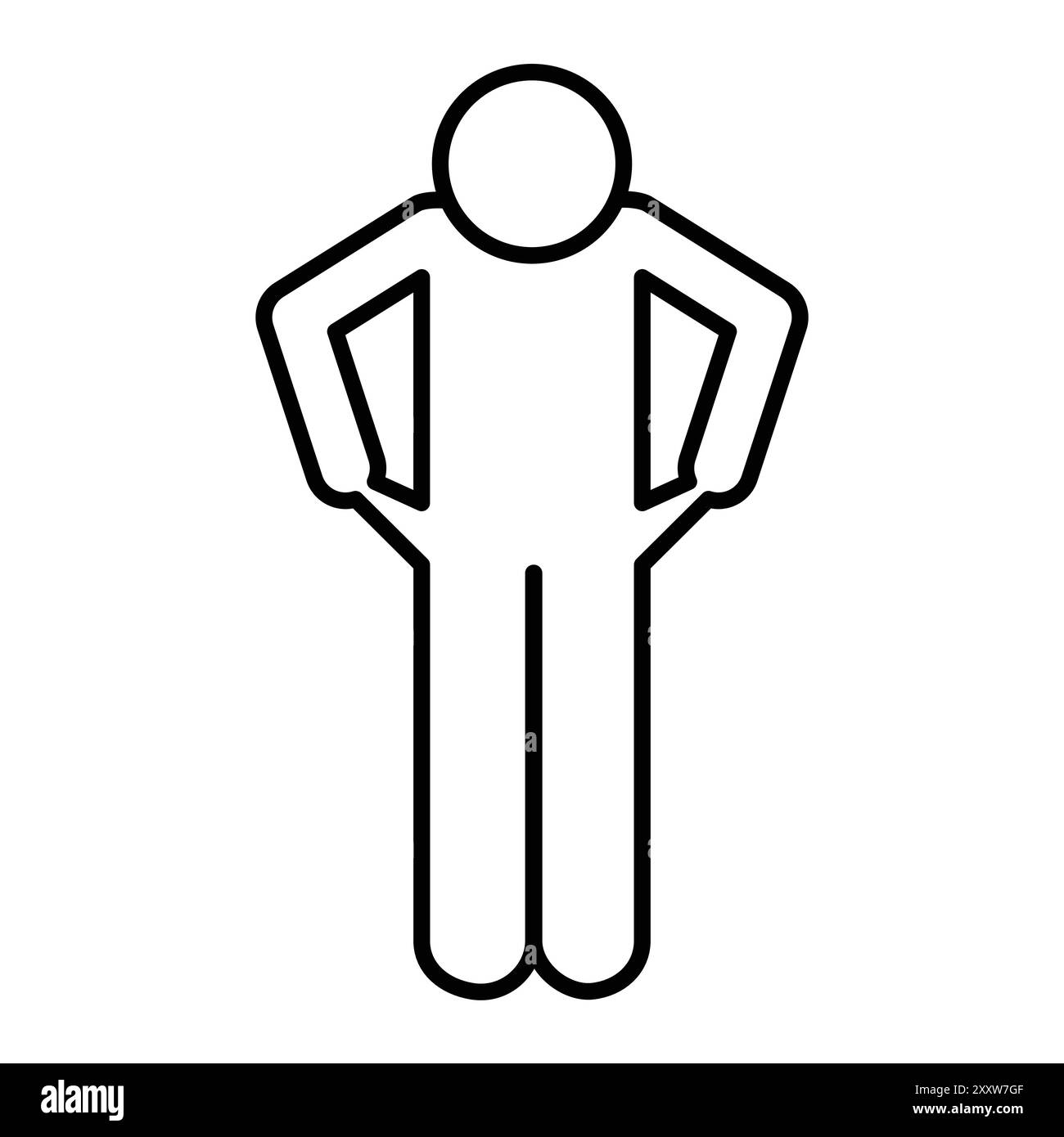 poor person empty pockets icon Flat set in black and white color ...