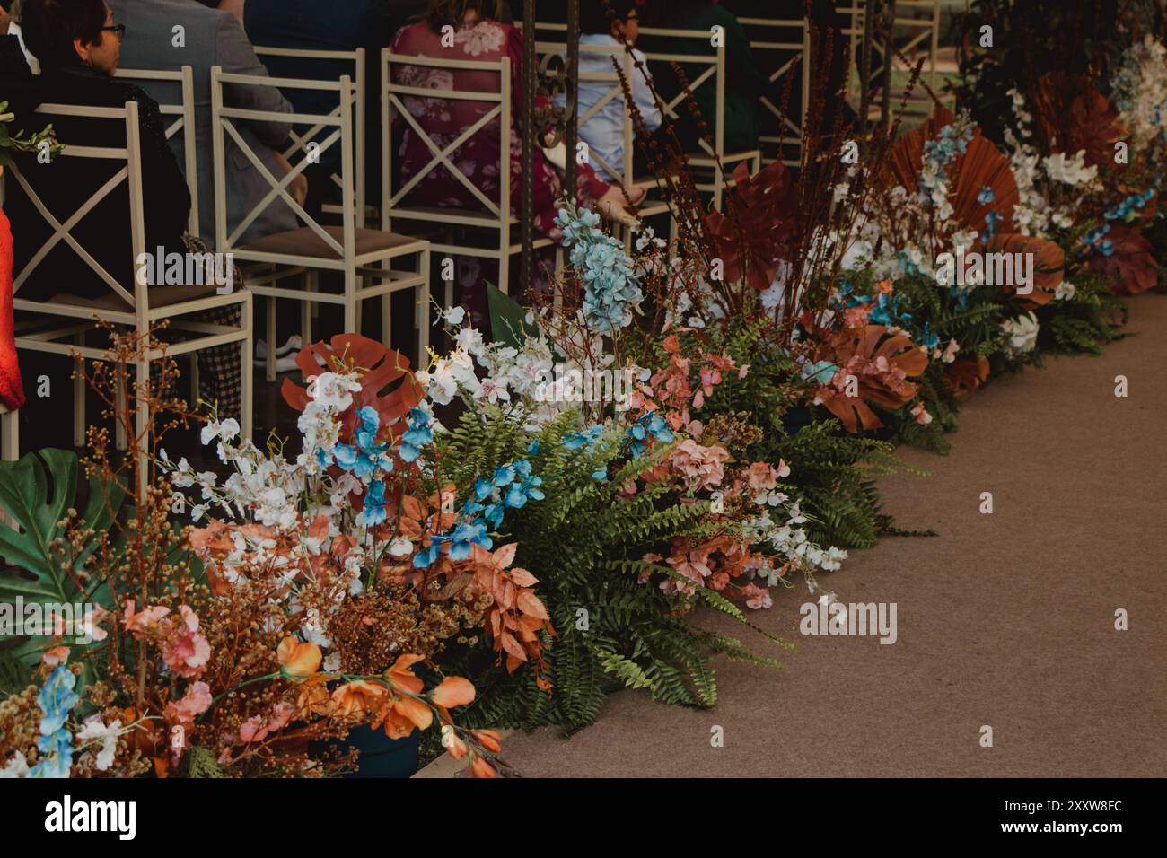 beautiful flower arrangement in the hallway Stock Photo - Alamy