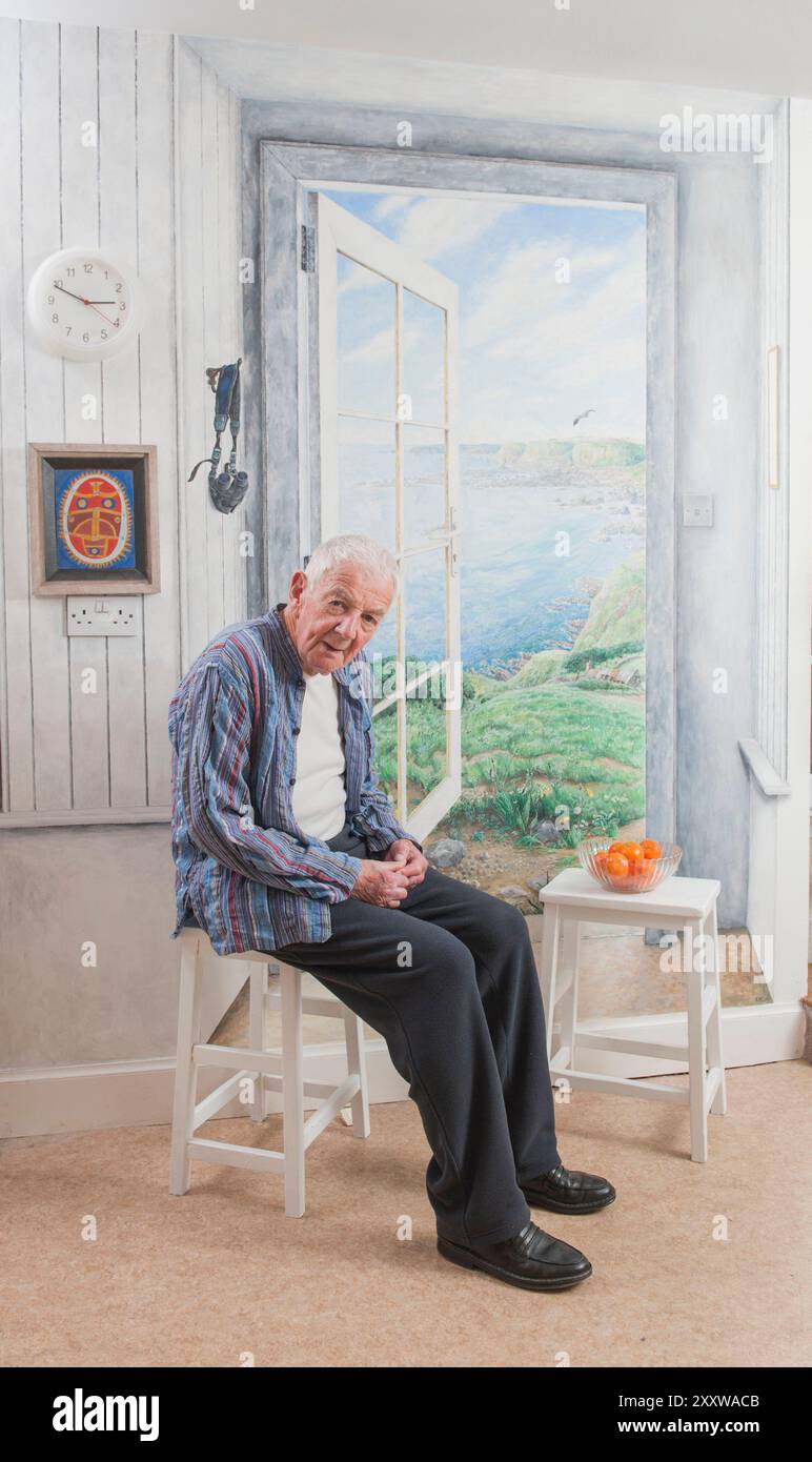 From 2015, file image. Portraits of 80 year old artist Eric Ritchie at ...