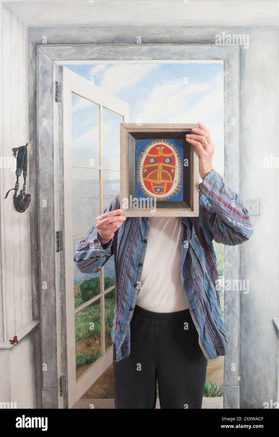 From 2015, file image. Portraits of 80 year old artist Eric Ritchie at ...